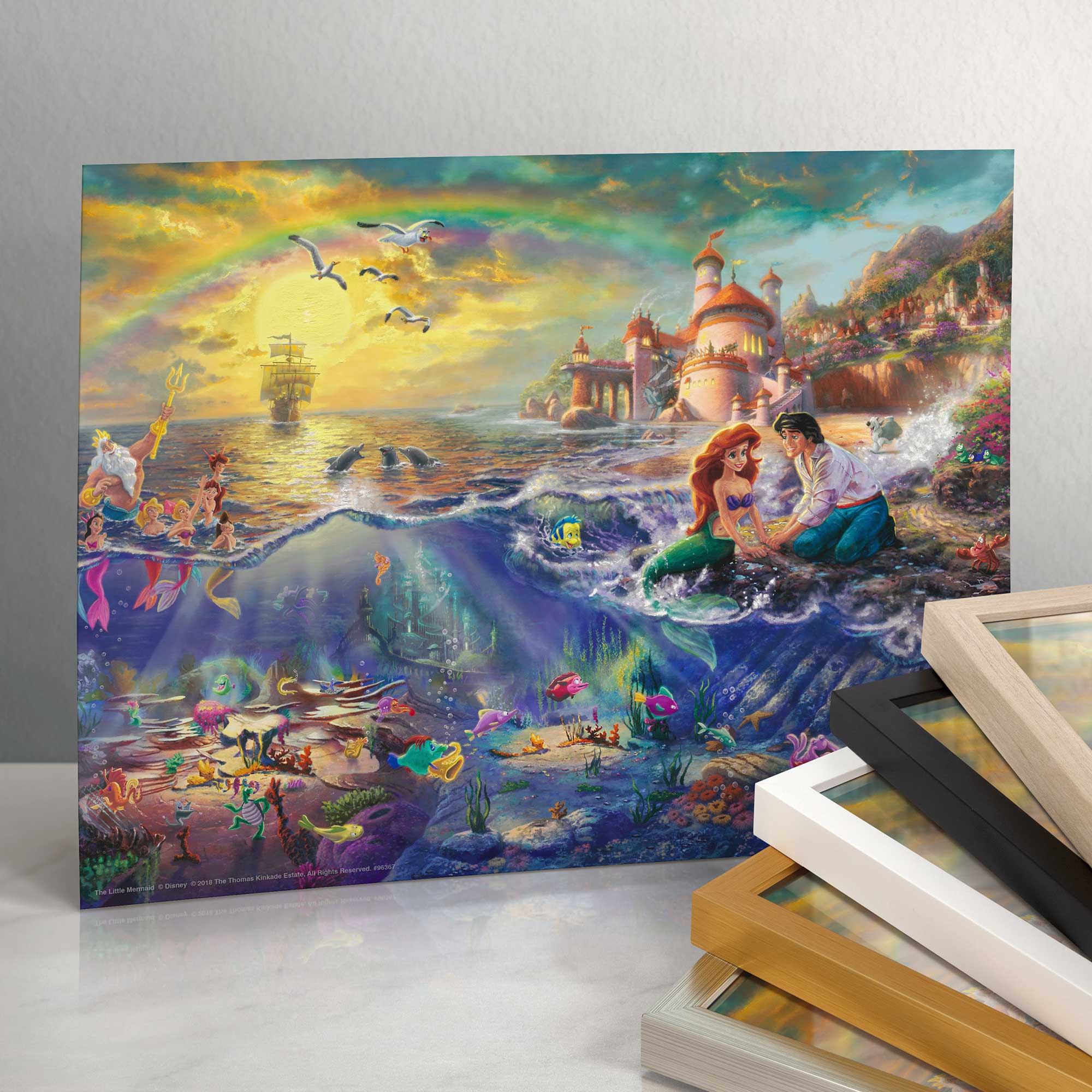 Little Mermaid Painting The Little Mermaid Disney Crystal Art
