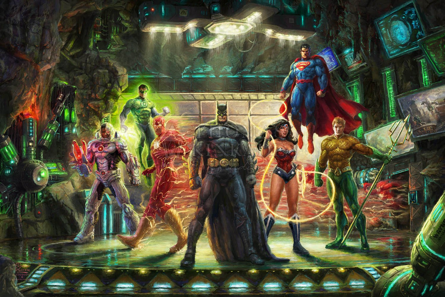 Justice League, The - Limited Edition Canvas (SN - Standard Numbere...