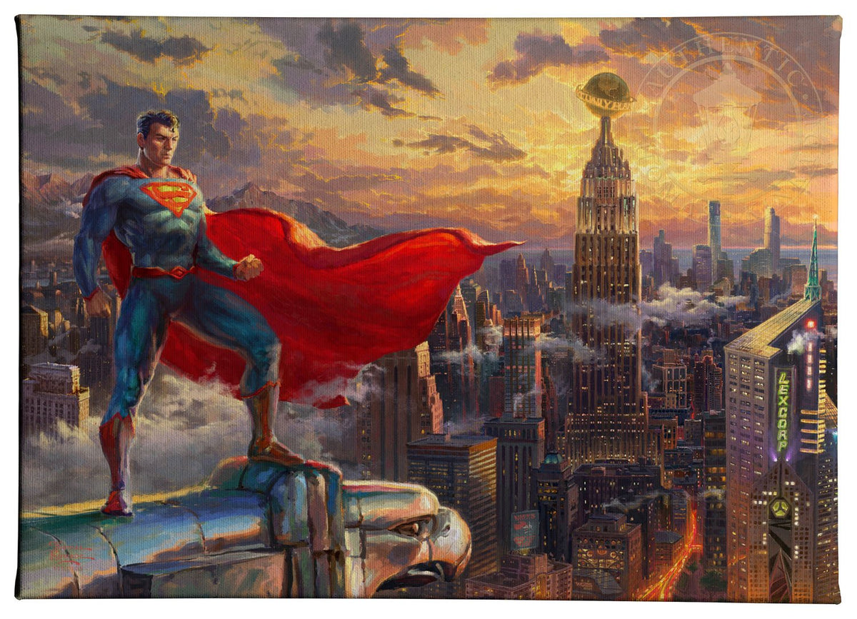 Superman - Protector of Metroplis - 8" x 10" Gallery Wrap...